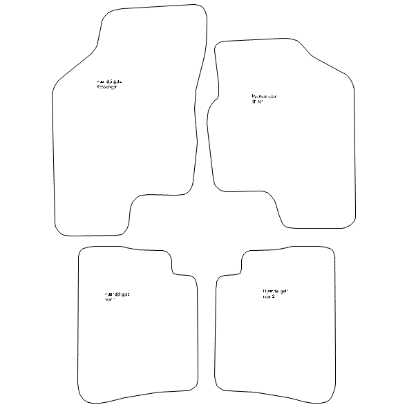 To fit Hyundai Getz 2002-2011 Charcoal Luxury Tailored Car Mats [LFW ...